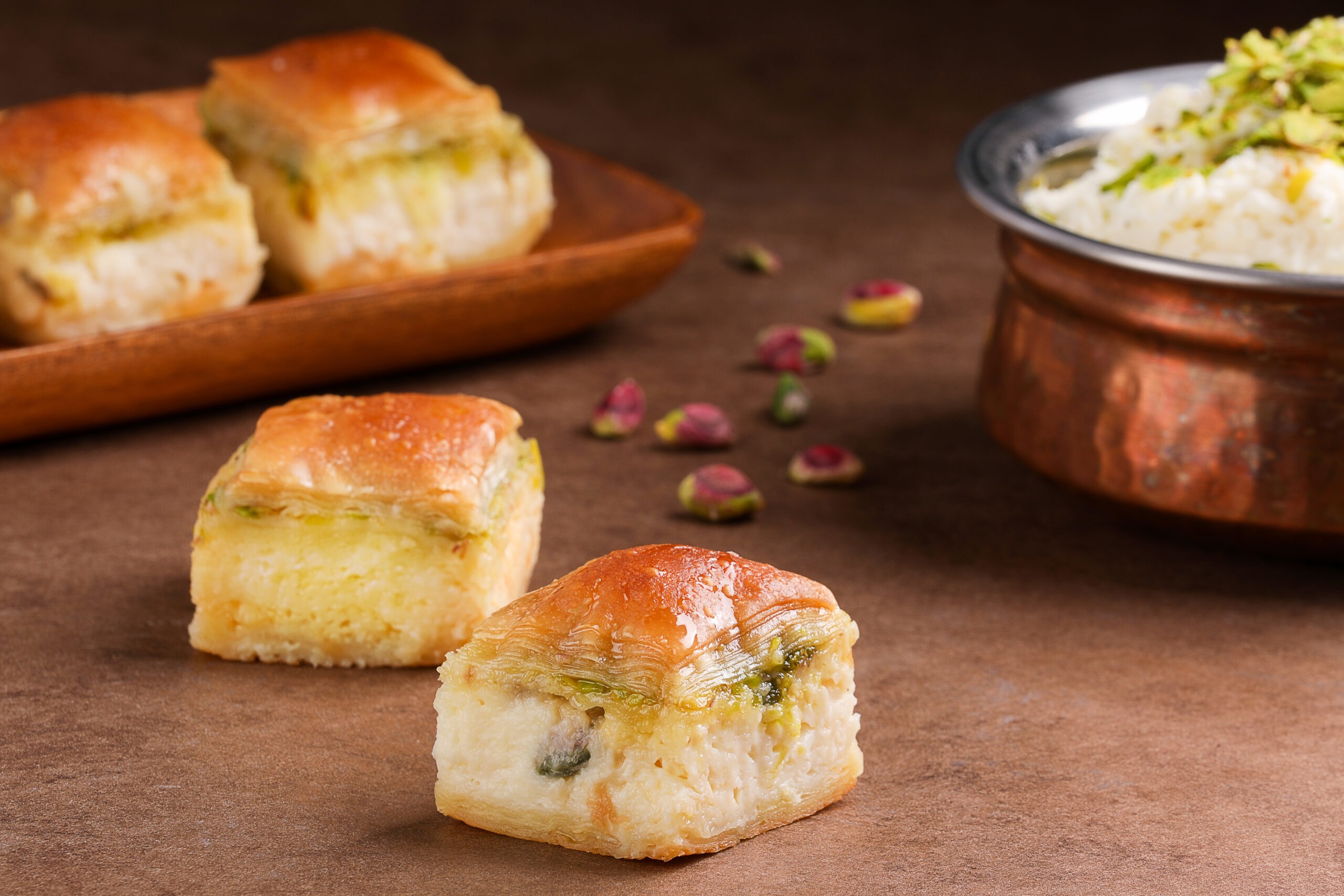 Namoura with Cream | damascenesweets.com